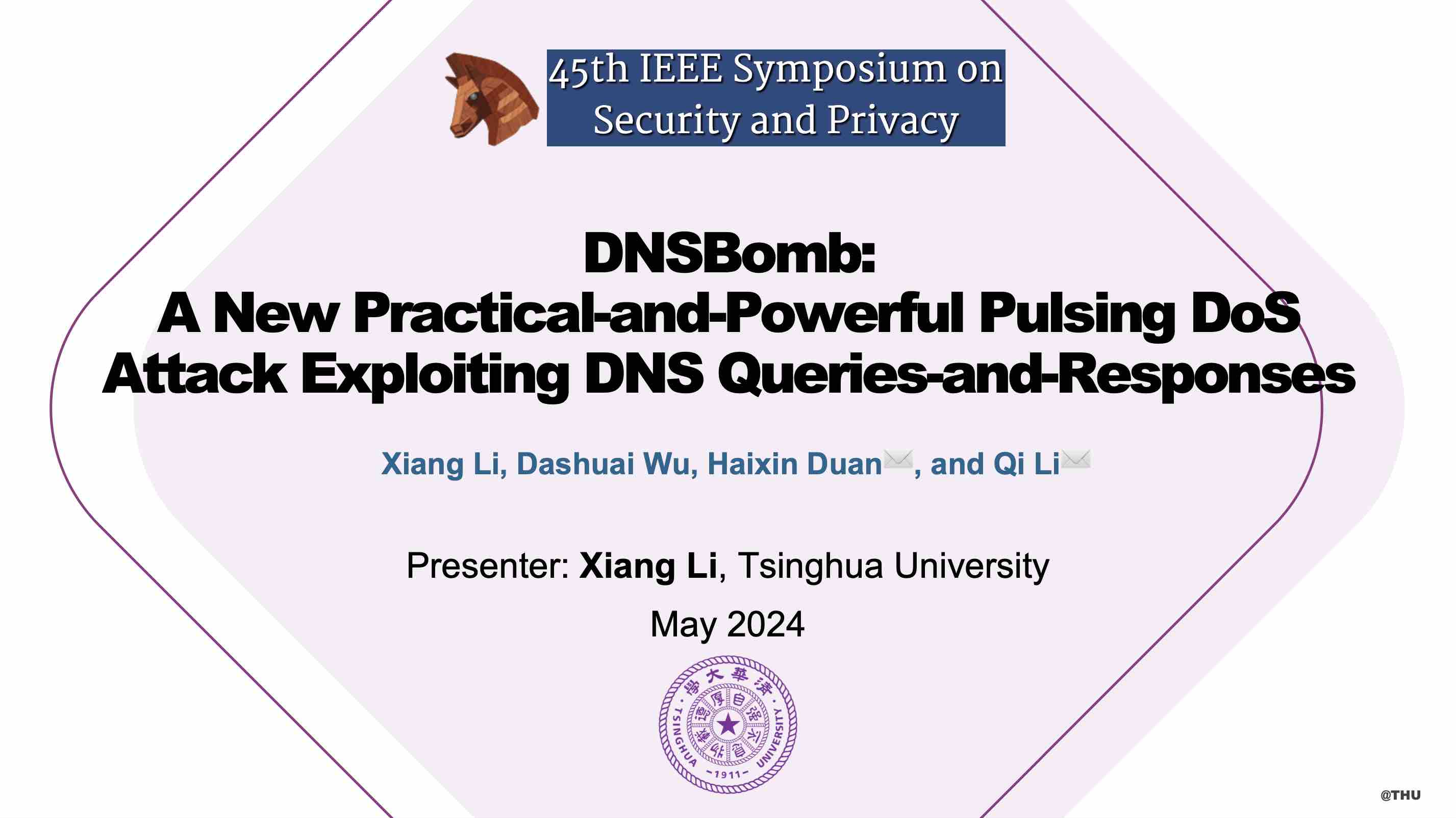 45th IEEE Symposium on Security and Privacy 2024 | IEEE S&P 2024 ... 45th IEEE Symposium on Security and Privacy 2024 | IEEE S&P 2024 ...